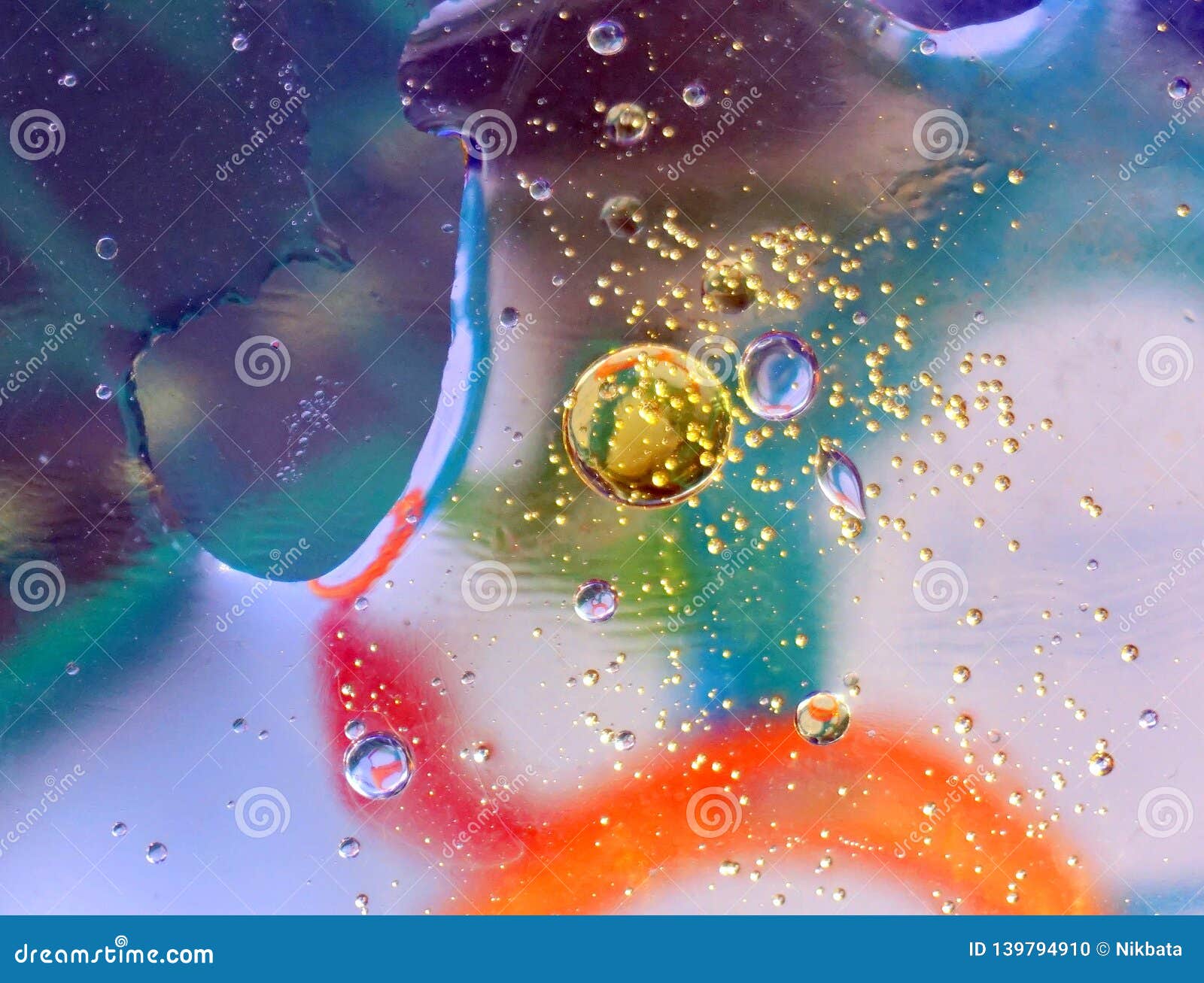 Unique Abstract Surface with Natural Bubbles Stock Photo - Image of ...