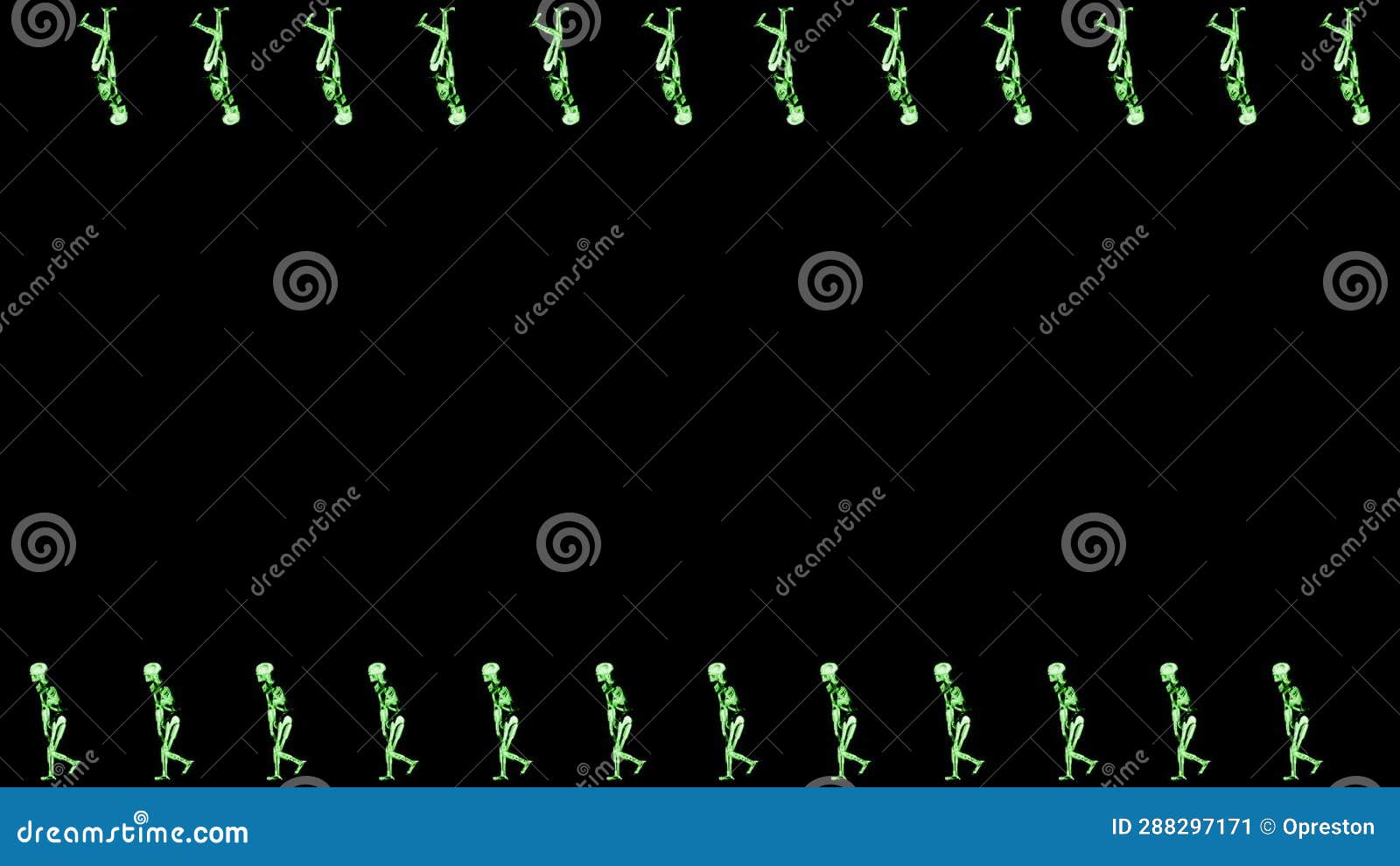 An Unique Animated Frame with Characters and Items. Stock Video - Video ...