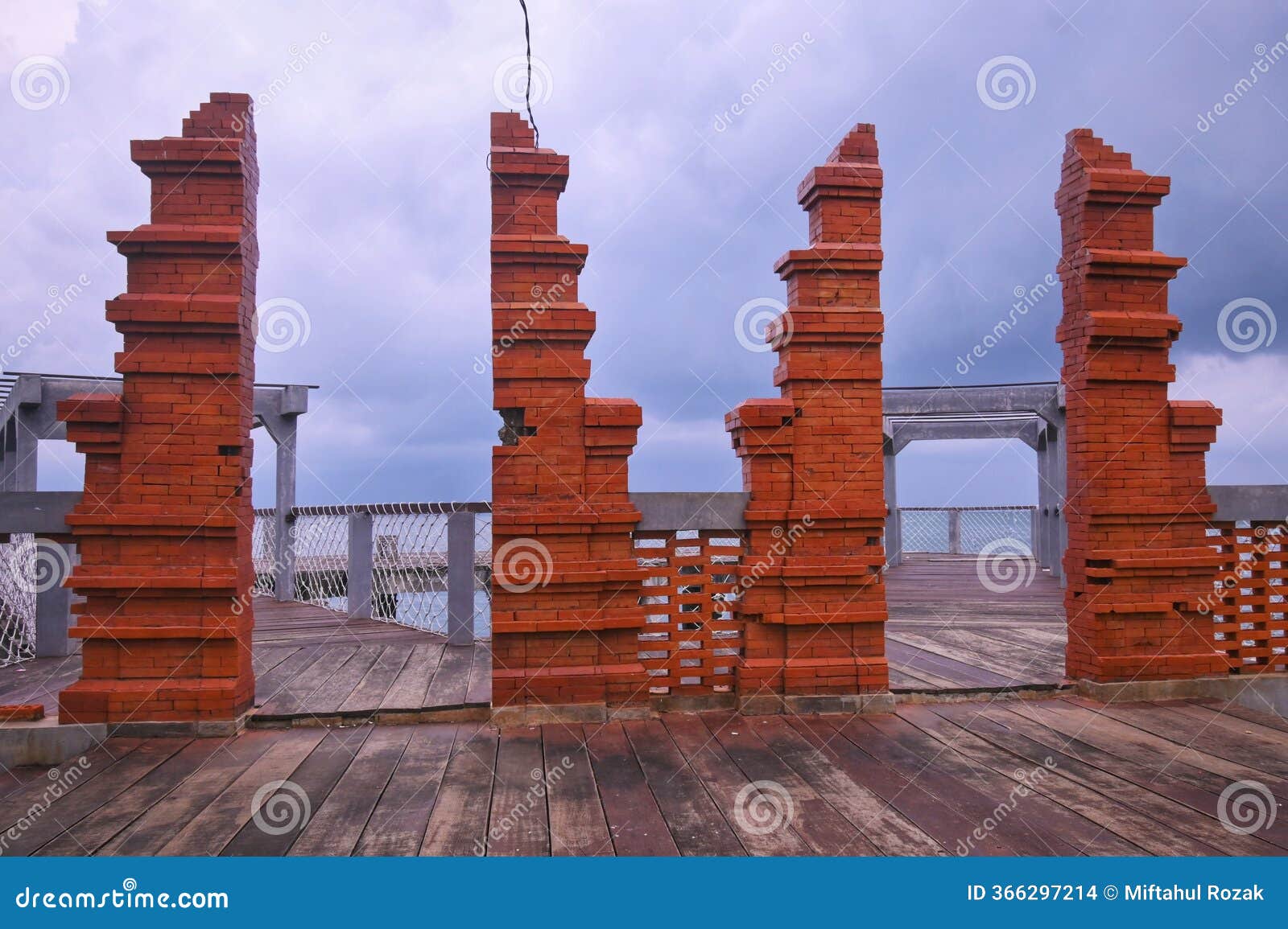 Brick Pillars 01 Royalty-Free Stock Image | CartoonDealer.com #36269518