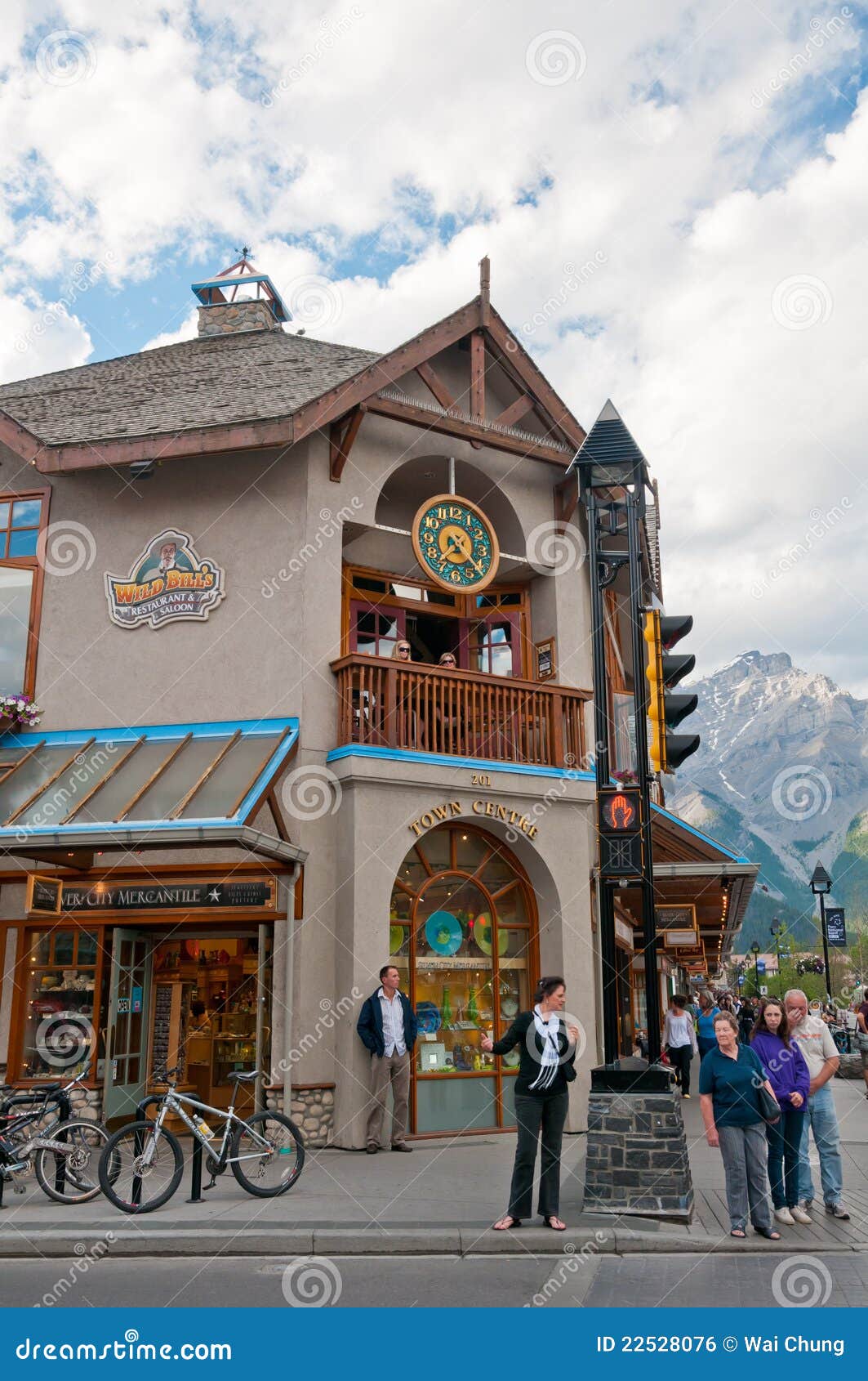 Unique Architecture of Banff Editorial Photo - Image of shop, banff ...