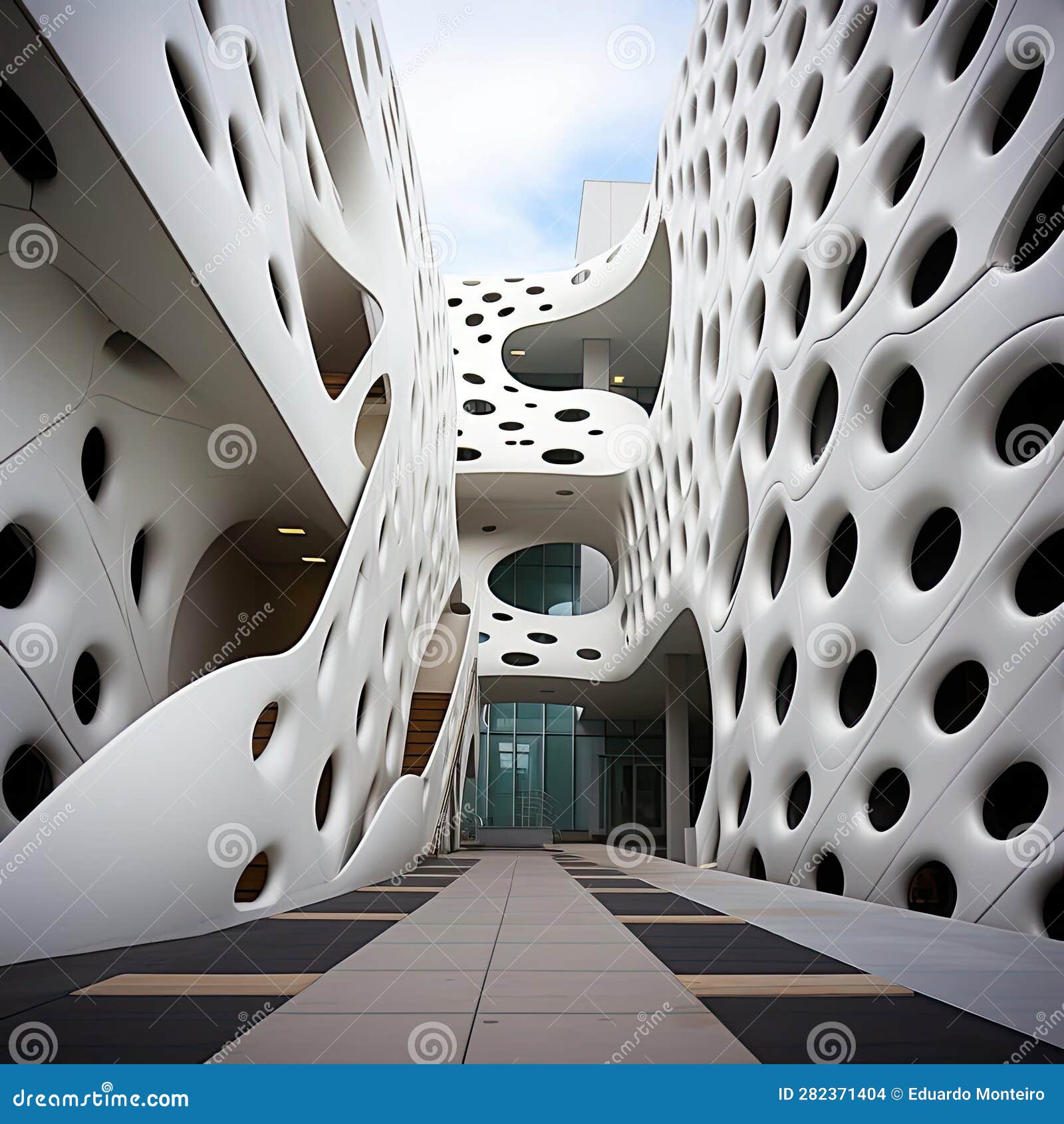 Unique Architecture And Floor Design In A Mock Home By Mike Kelley.AI ...