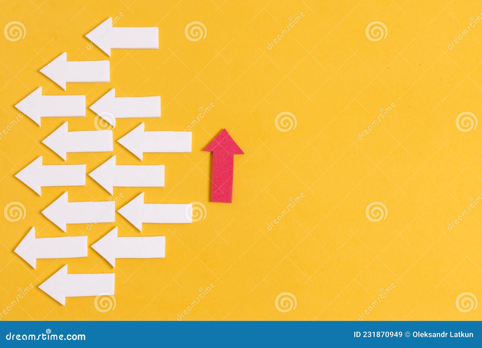 Unique Arrow Going Forward. High Quality Photo Stock Image - Image of ...