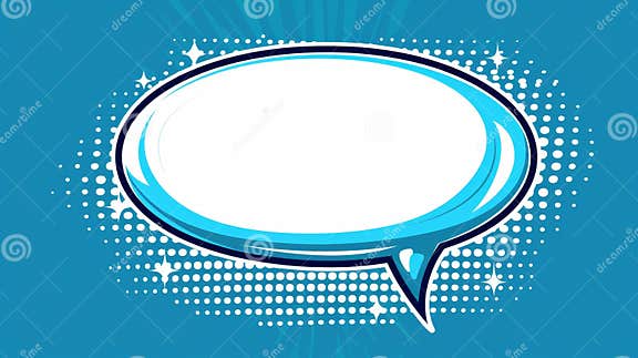 Unique Artistic Comic Panel with Abstract Speech Bubble for a Visually ...