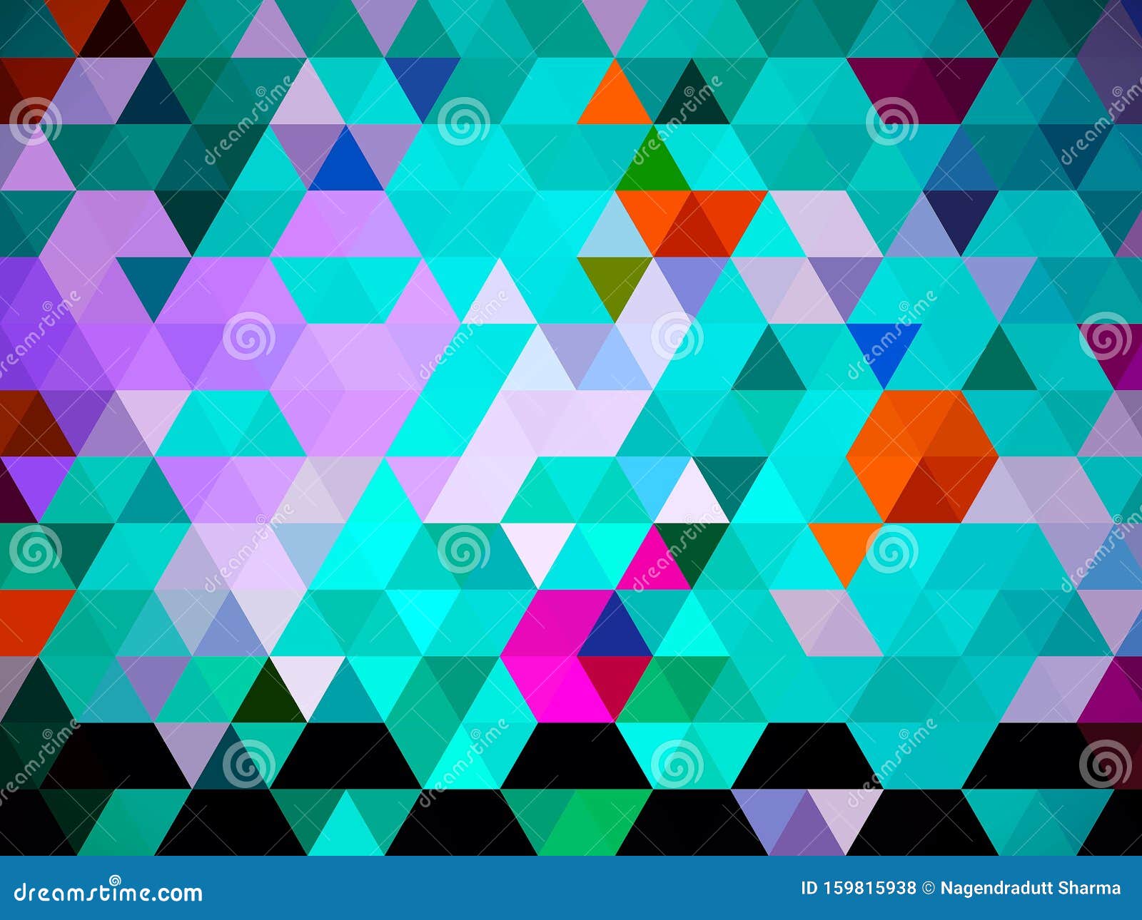 A Unique Attractive Illustration Of Graphical Design Of Squares And ...
