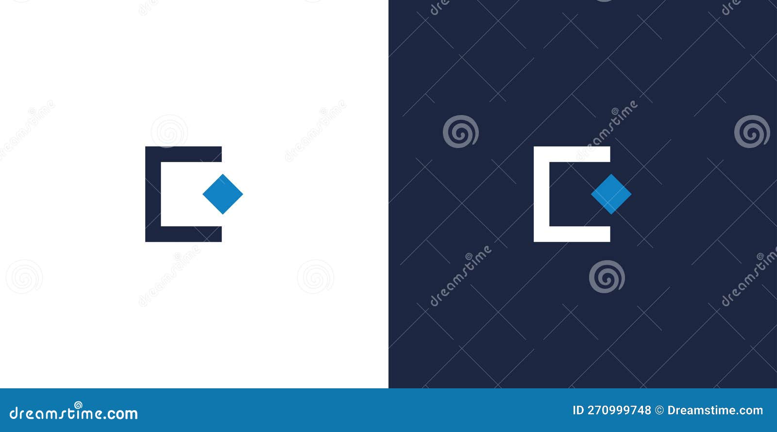 Unique and Attractive Letter C Initials Logo Design Stock Vector ...