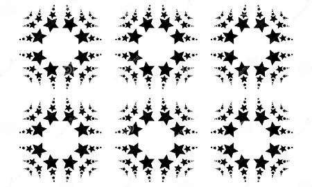 Unique Background Black Star Style Stock Vector - Illustration of white ...