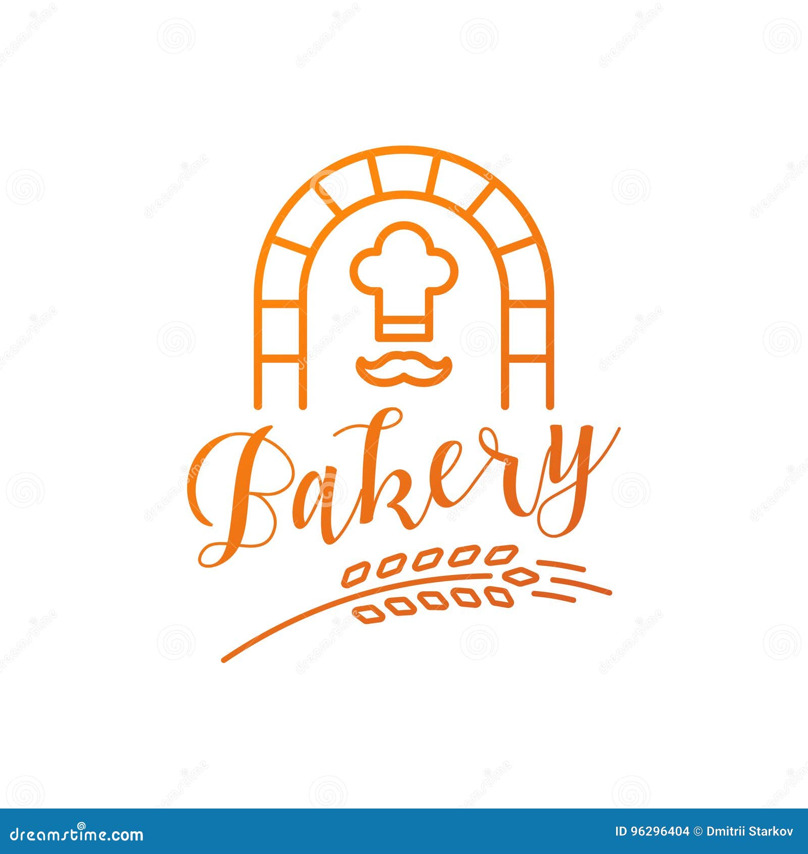 Unique Bakery Logo stock vector. Illustration of baked - 96296404