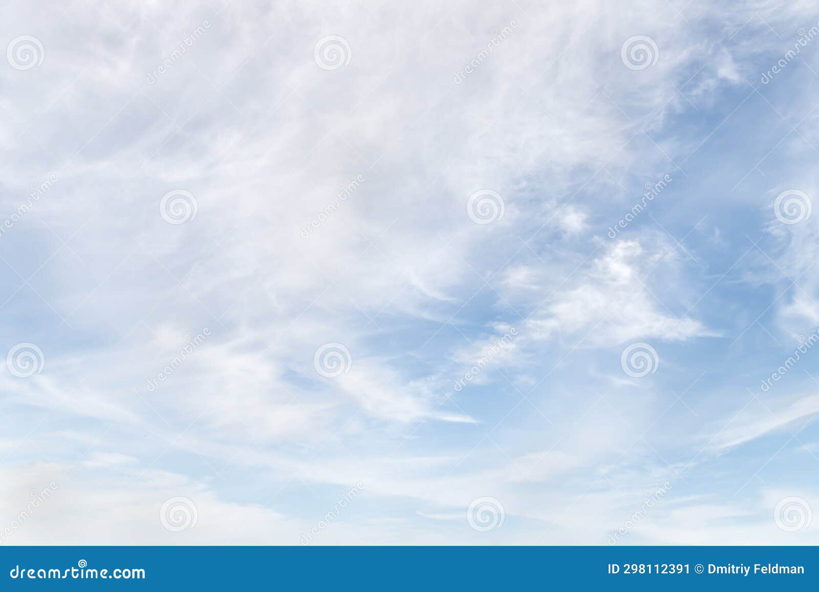 The Unique Beauty of a Clear Cloudy Daytime Spring Sunny Calm Bright ...