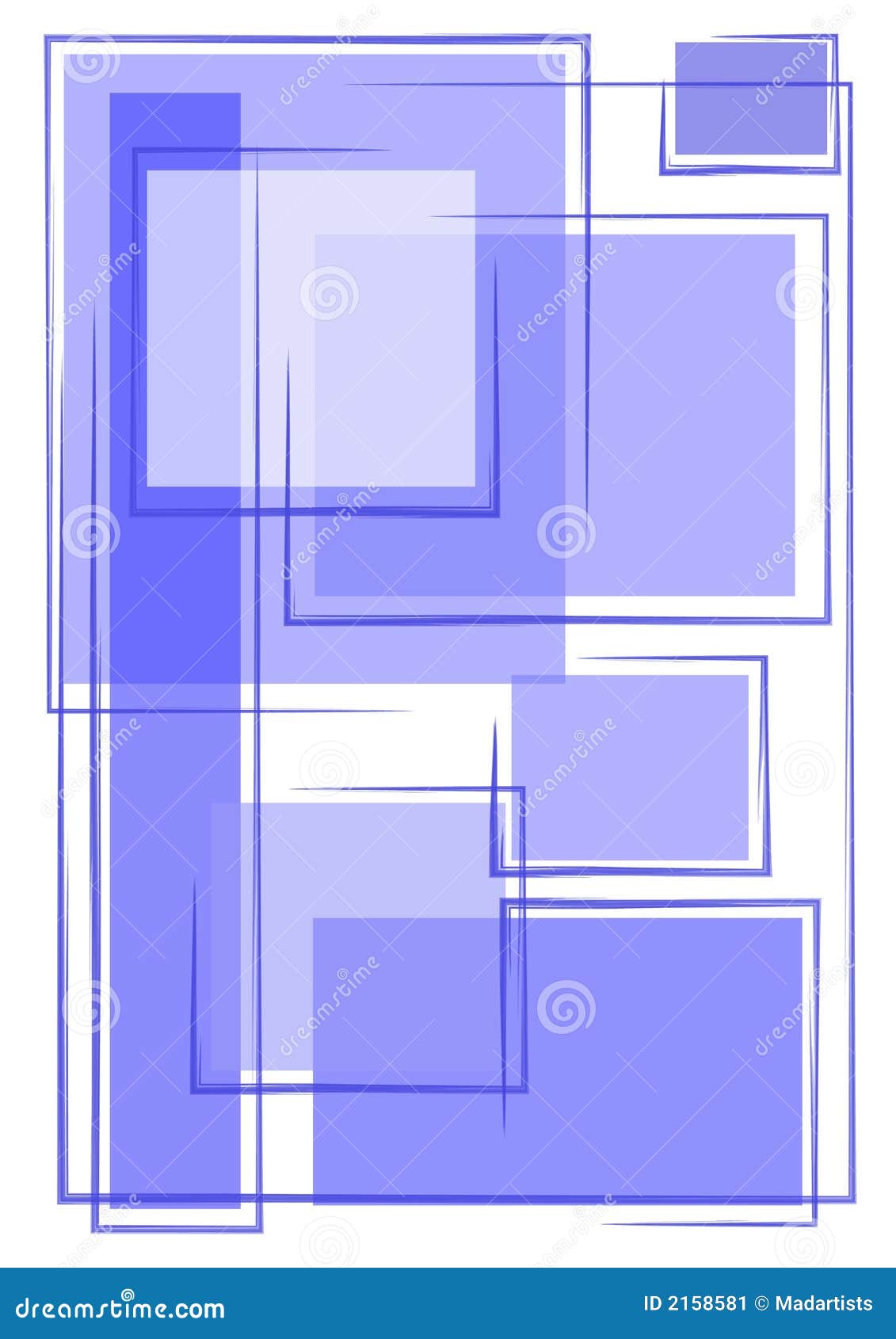 Unique Blue Background Squares Stock Illustration - Illustration of ...