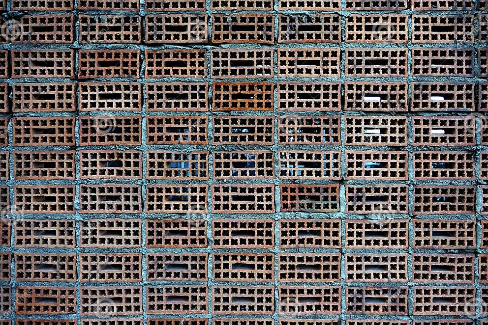 Unique Brick Pattern Background Stock Photo - Image of construction ...