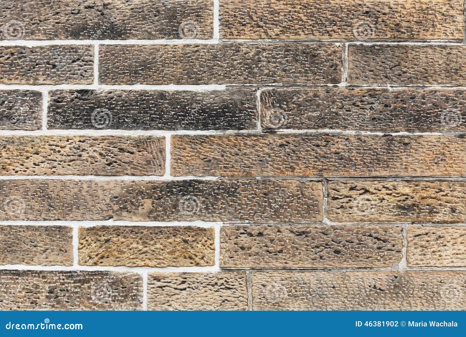 Unique brick wall texture stock photo. Image of concrete - 46381902
