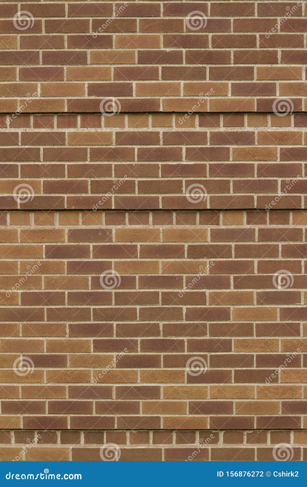 Unique Brown Color Brick Wall Texture with with Some Rows of Protruding ...