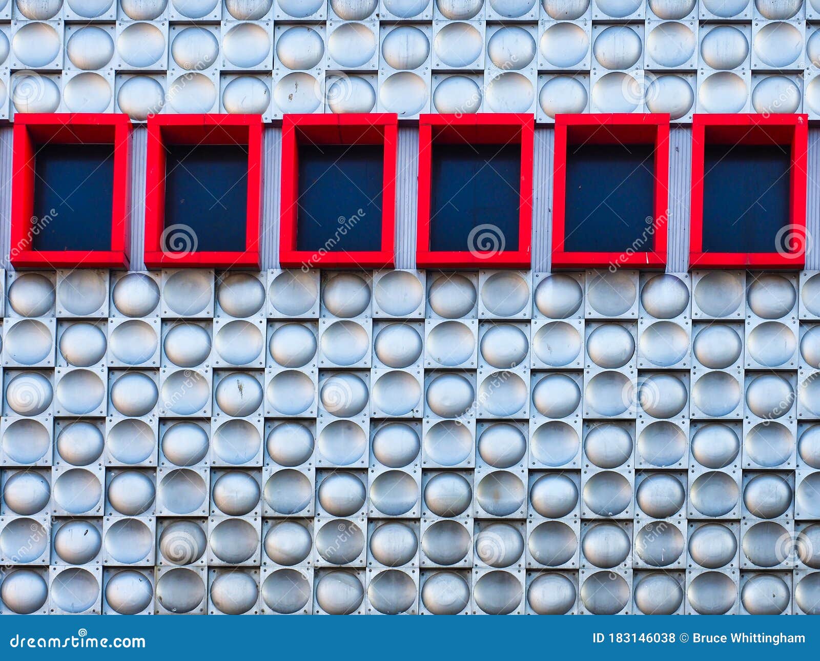 Geometric Pattern Building Facade, Varna, Bulgaria Editorial Stock ...