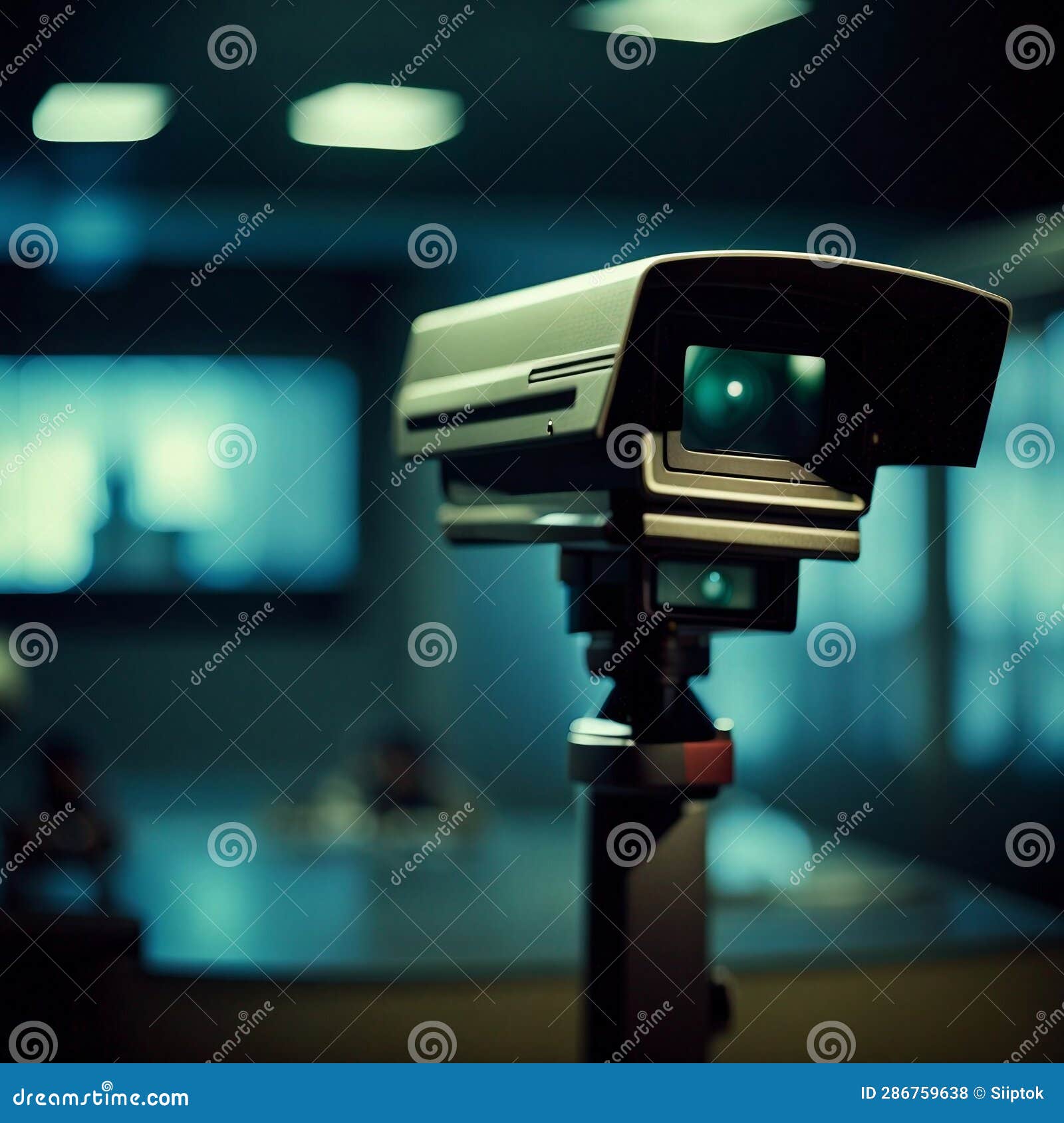 Building Security Cctv Camera Illustration Background Stock ...