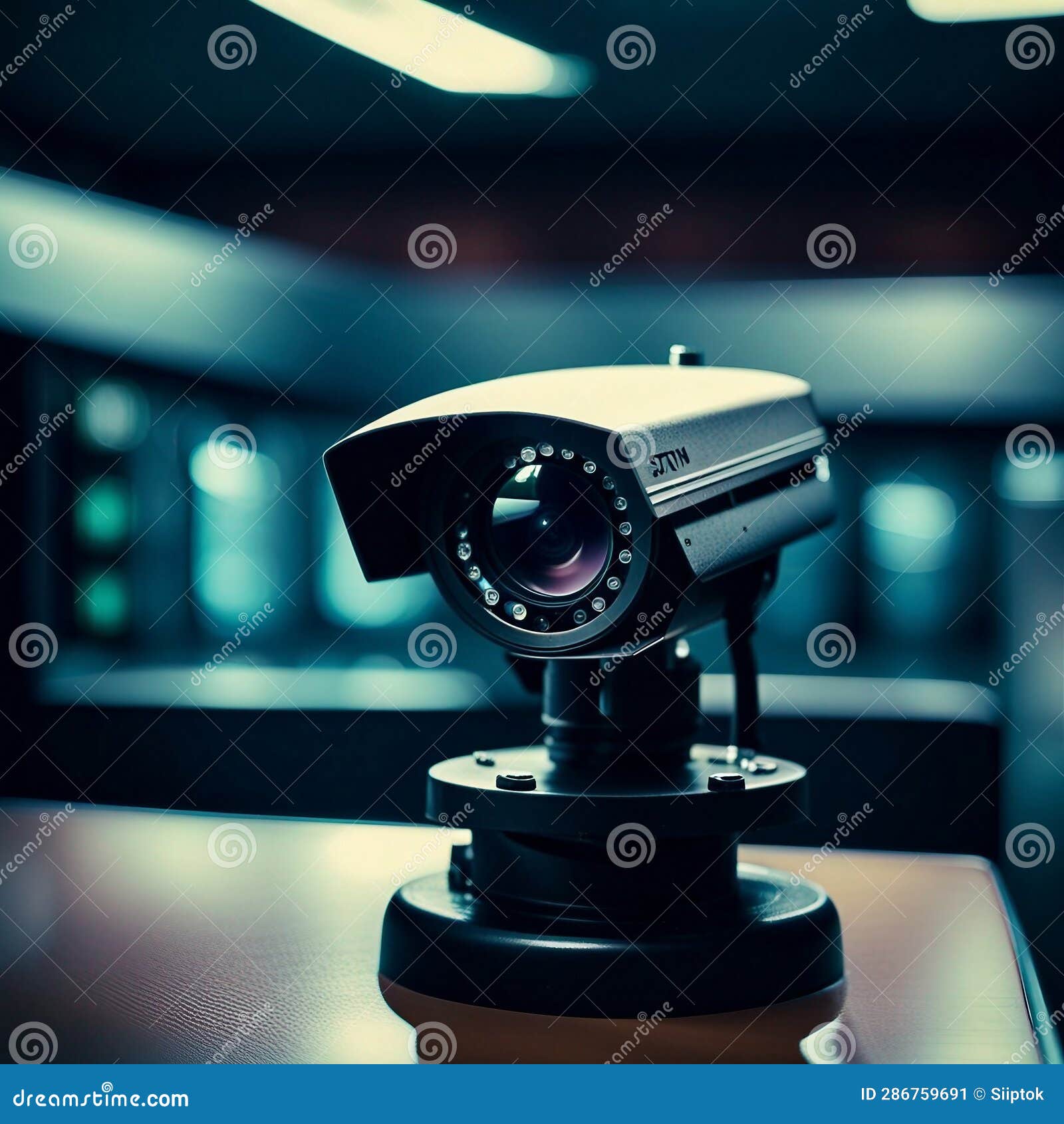 Building Security Cctv Camera Illustration Background Stock ...