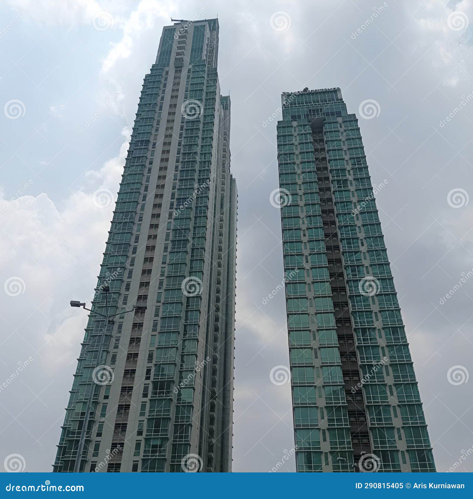 Unique Buildings Facing Each Other Stock Image - Image of unique ...
