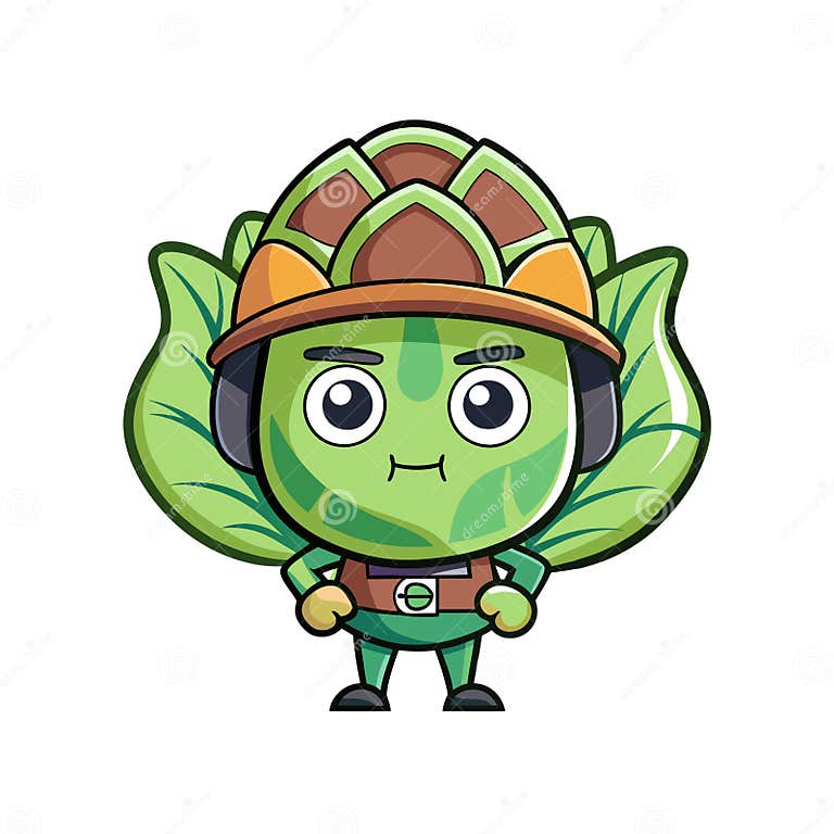 Unique Cabbage Sketch for Grocery Design Stock Illustration ...