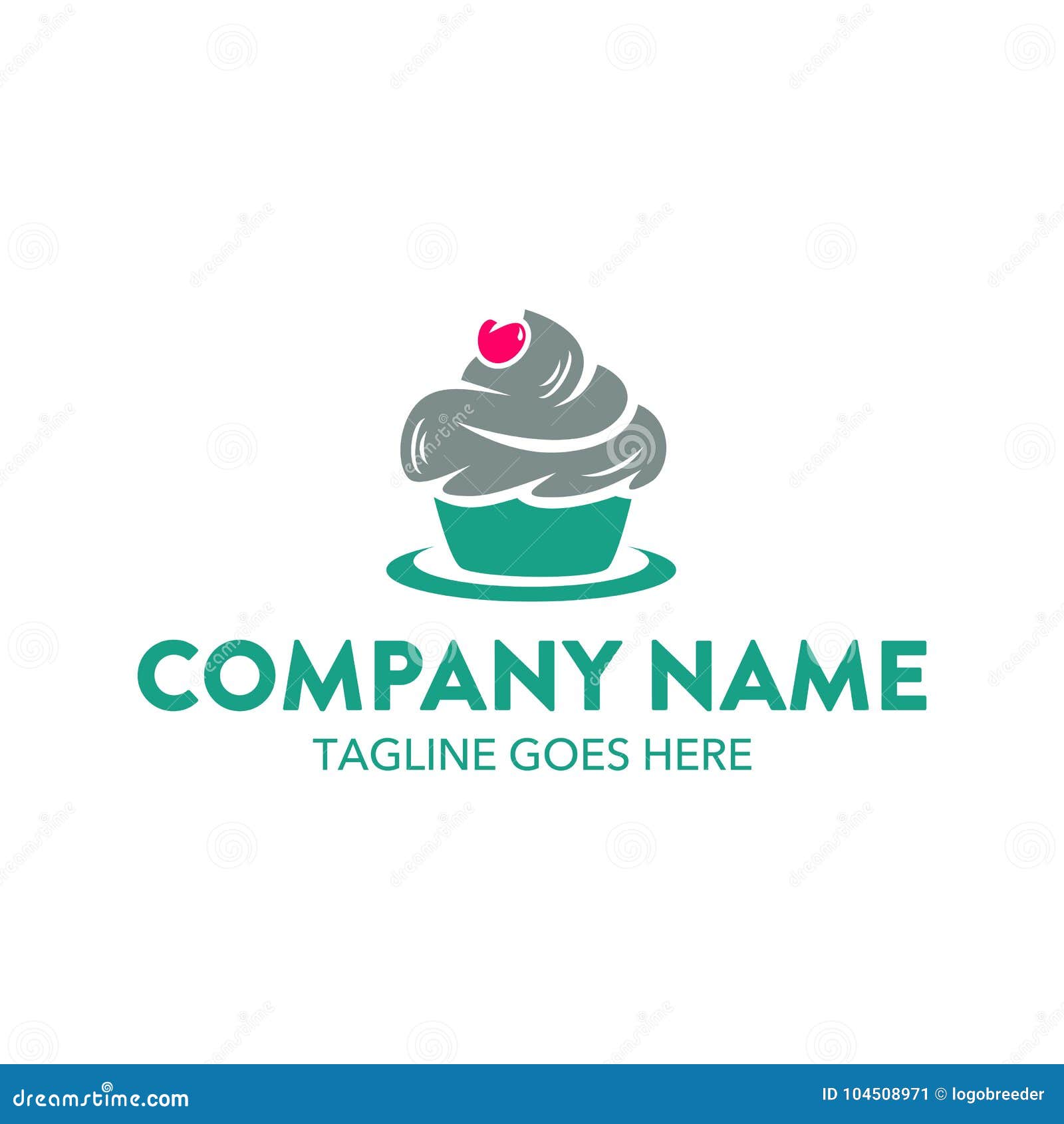 Unique Cake and Cookies Logo Template. Vector Stock Vector ...