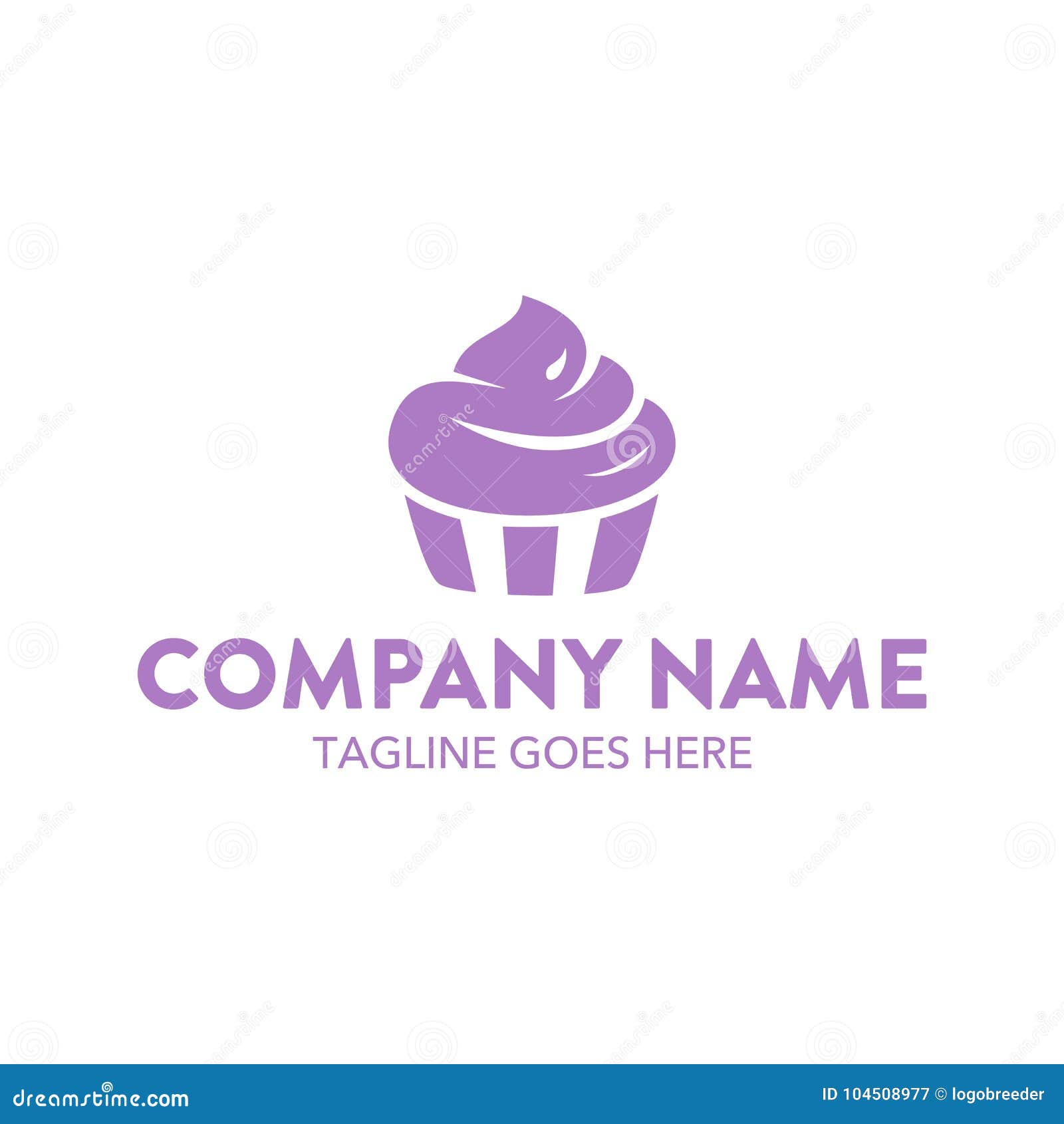 Unique Cake and Cookies Logo Template. Vector Stock Vector ...