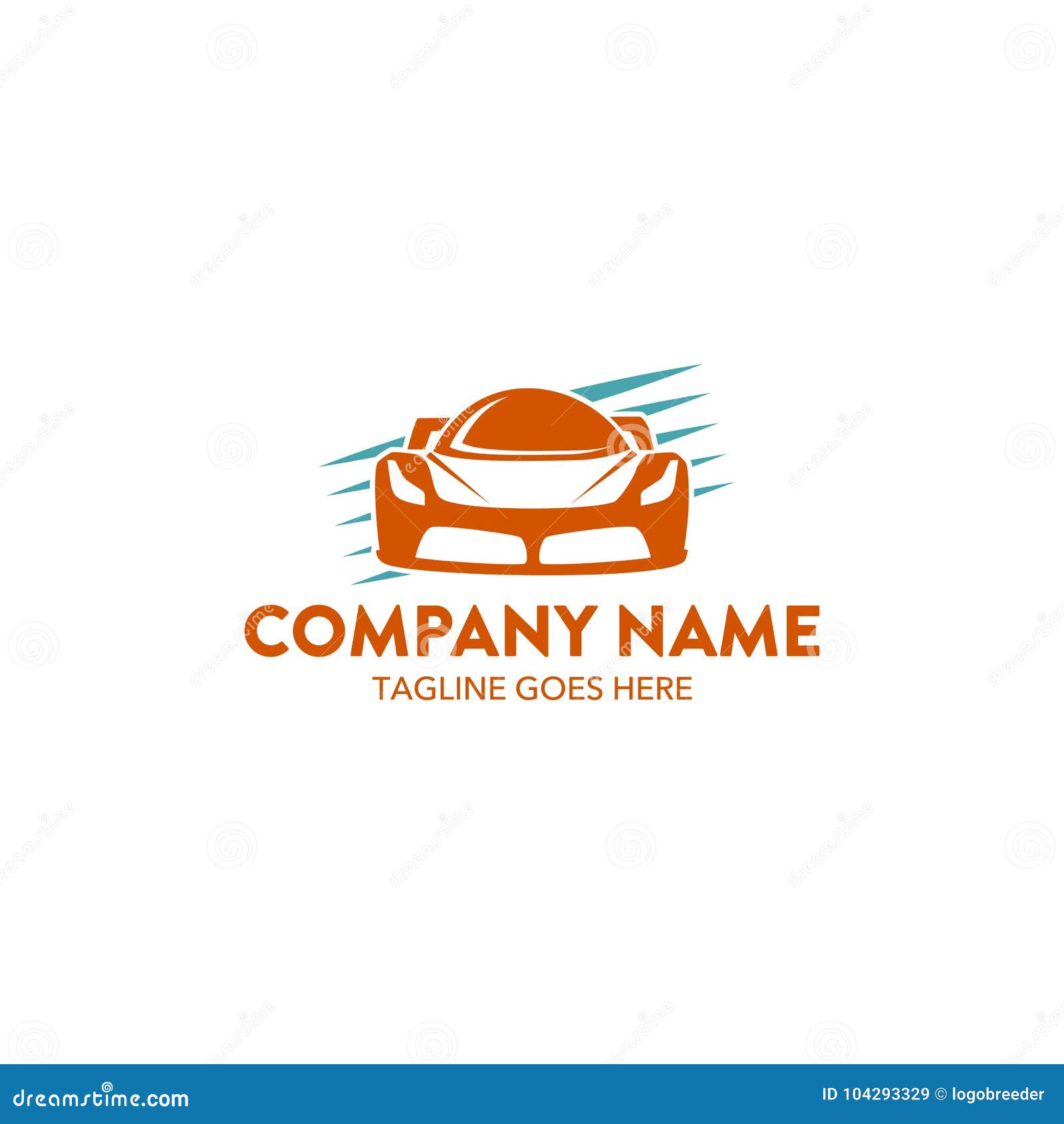 Unique Car Logo Template. Vector Stock Vector - Illustration of ...