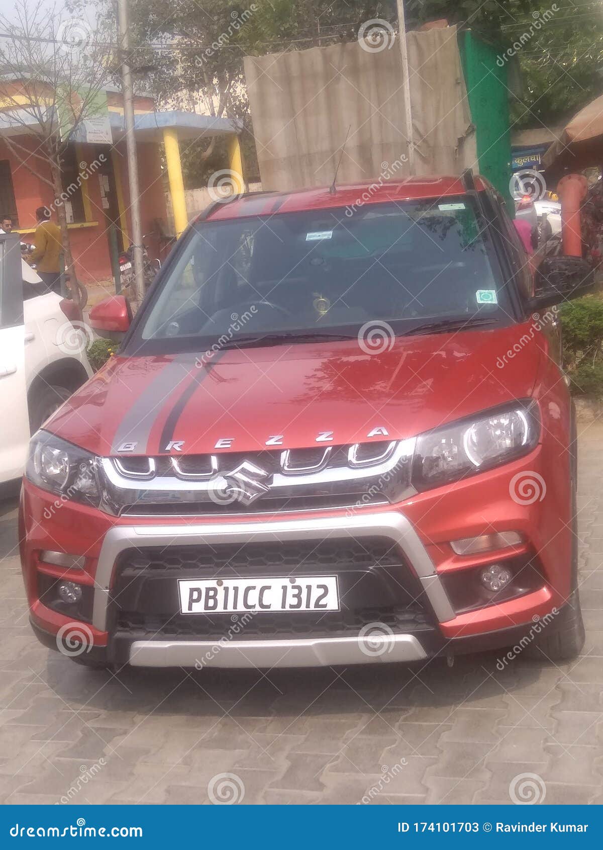 This is a Unique Car on Road Village Site Area of India Editorial Stock ...