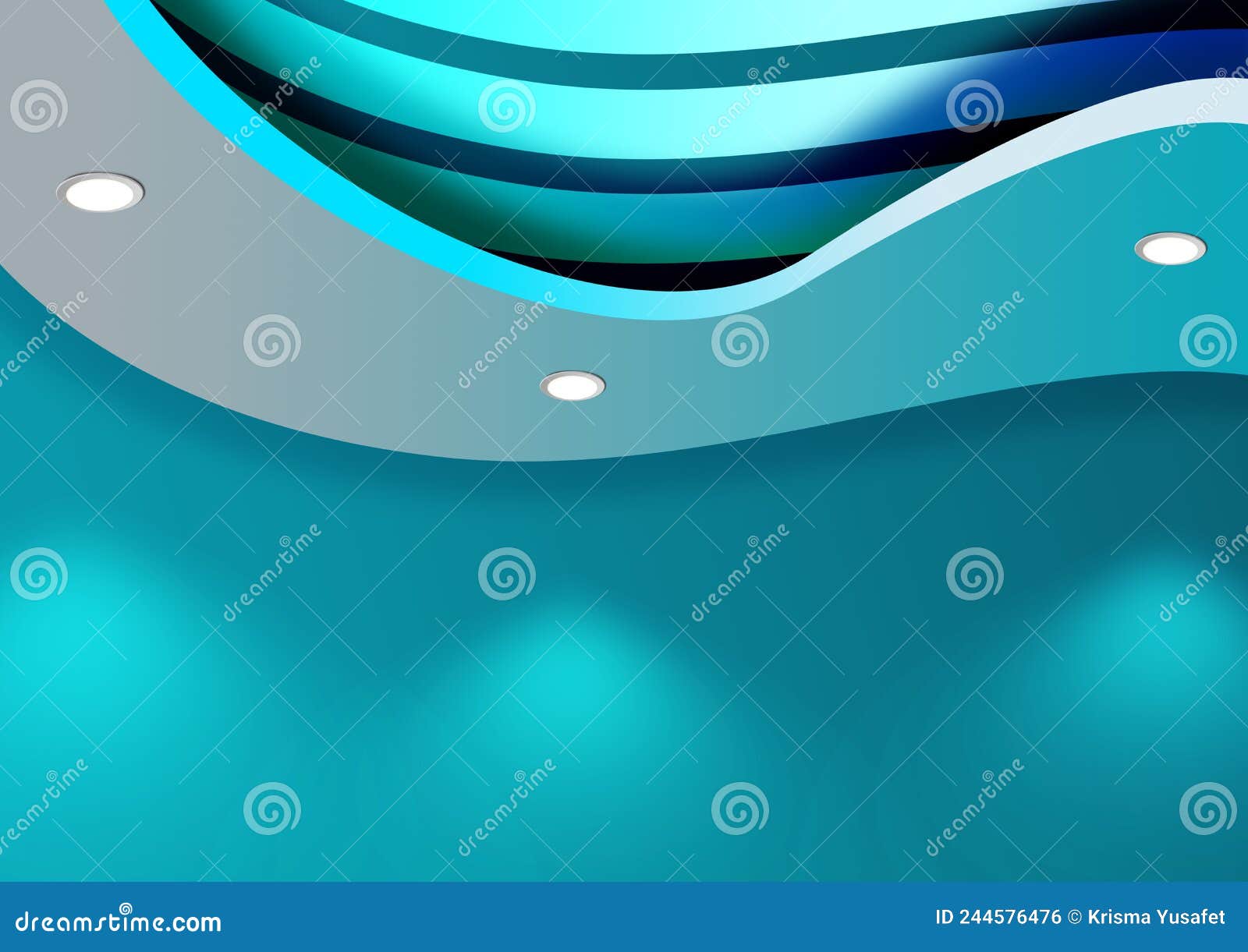 Unique Ceiling Light Interior Design Using Downlight and LED Ambiance ...