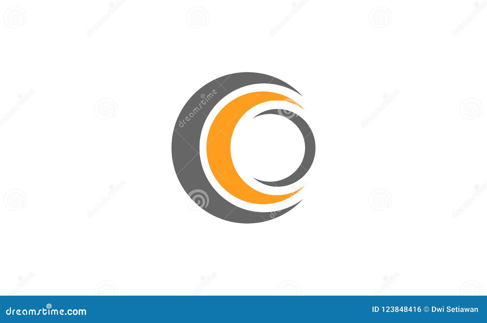Unique circle design logo stock vector. Illustration of graphic - 123848416