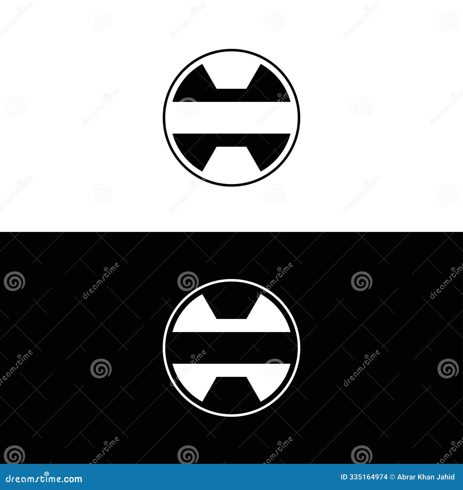 Unique Circle Vector Logo Design . Circle Icon Stock Illustration ...