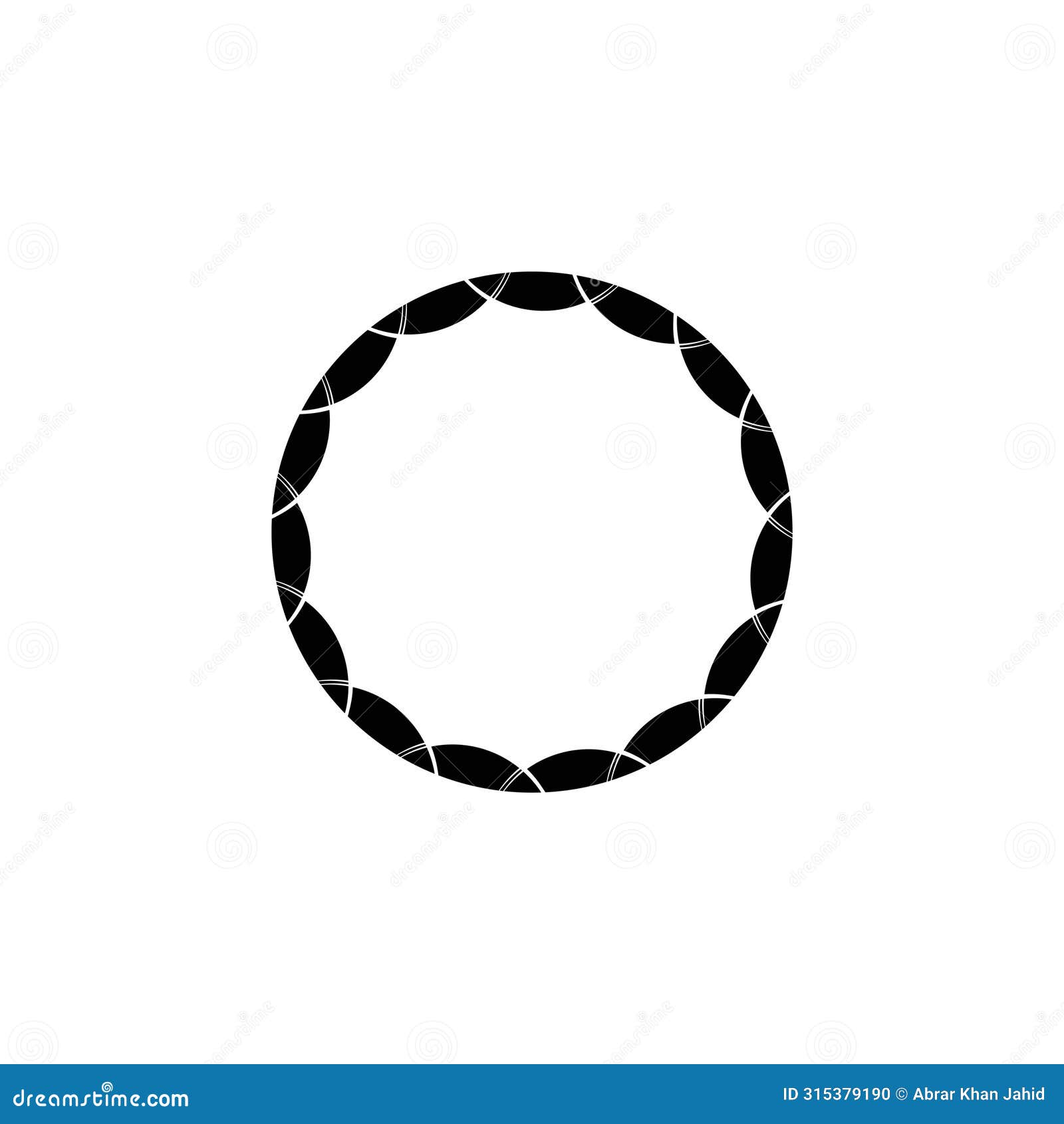 Unique Circle Vector Logo Template Stock Vector - Illustration of ...