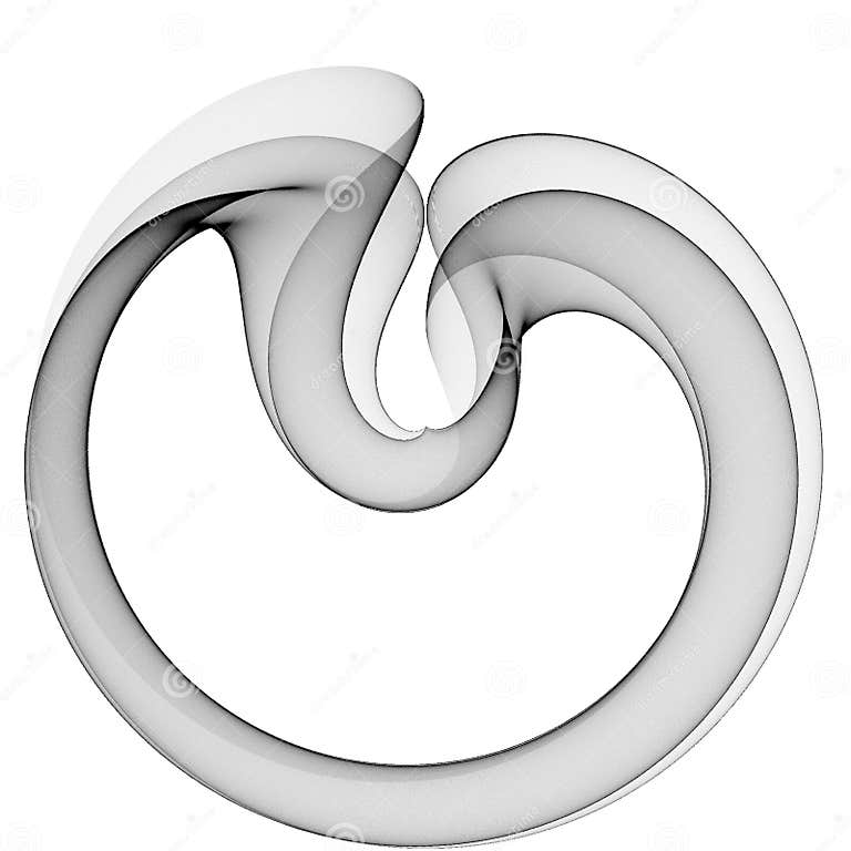 Unique Circular Swirl Design Stock Illustration - Illustration of layer ...