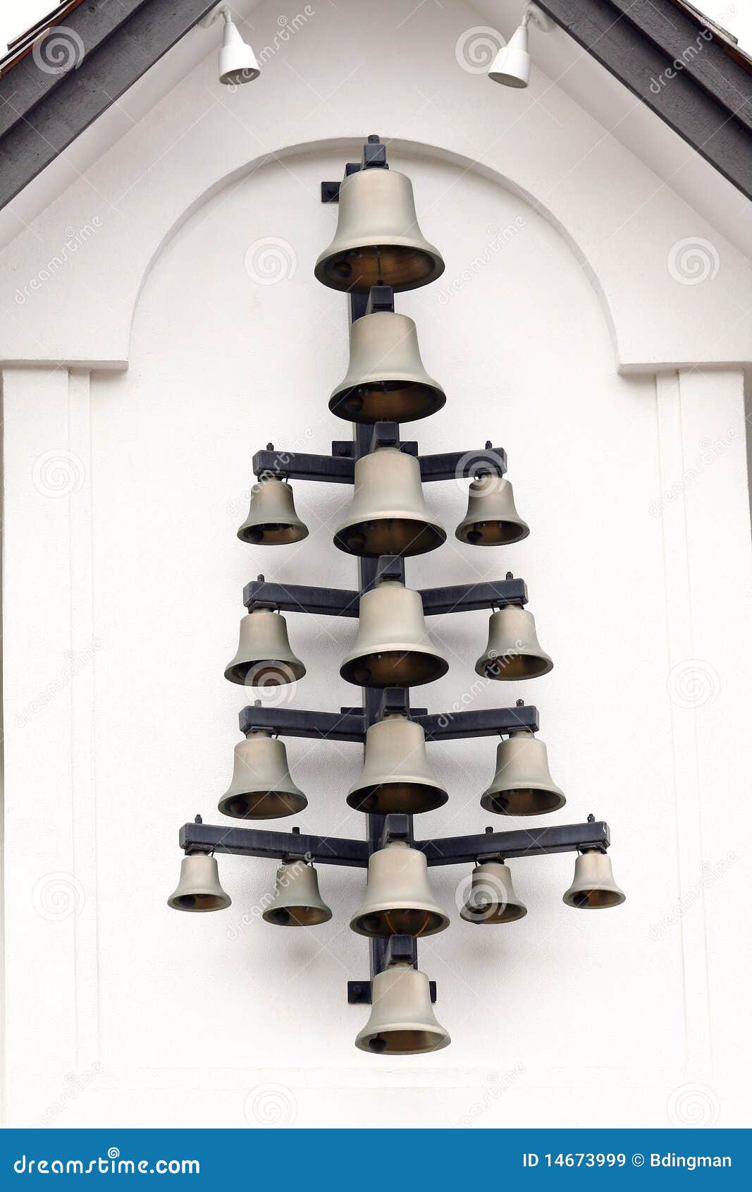 Unique Clock Bells stock image. Image of clock, tower - 14673999