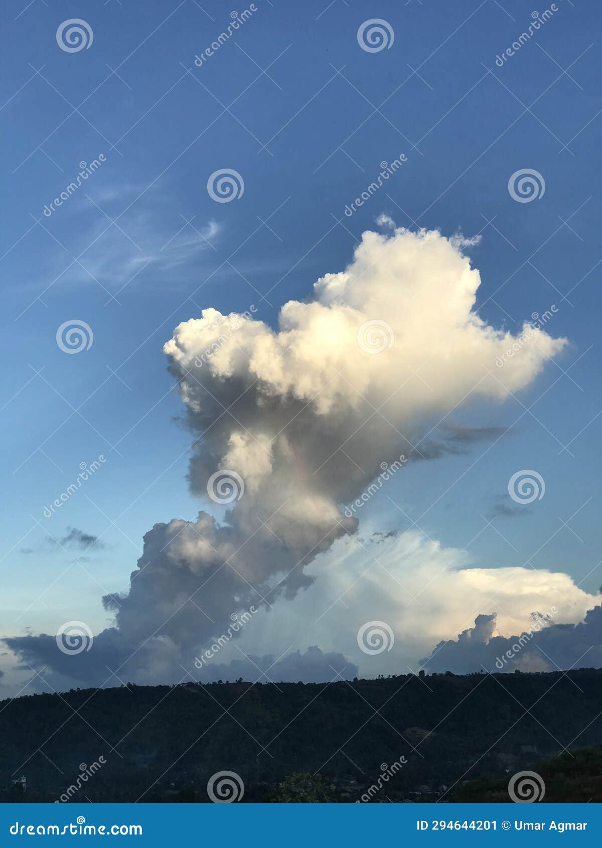 Unique cloud shape stock image. Image of unique, cumulus - 294644201