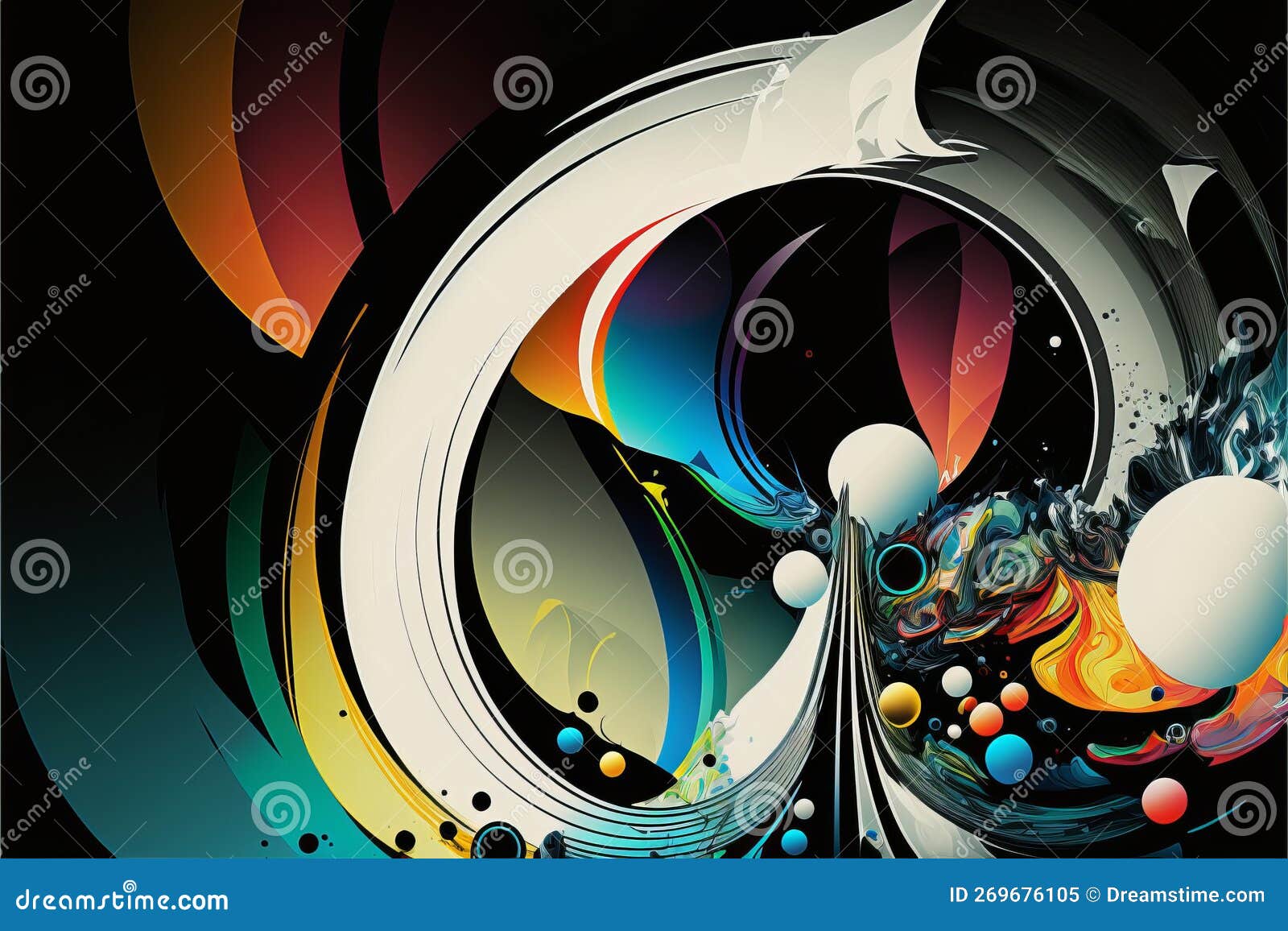 Clarity Abstract Art (generative AI) Stock Illustration - Illustration ...
