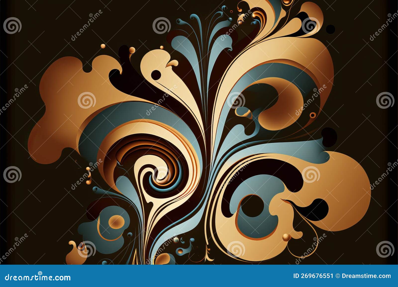 Flexibility Abstract Art (generative AI) Stock Illustration ...