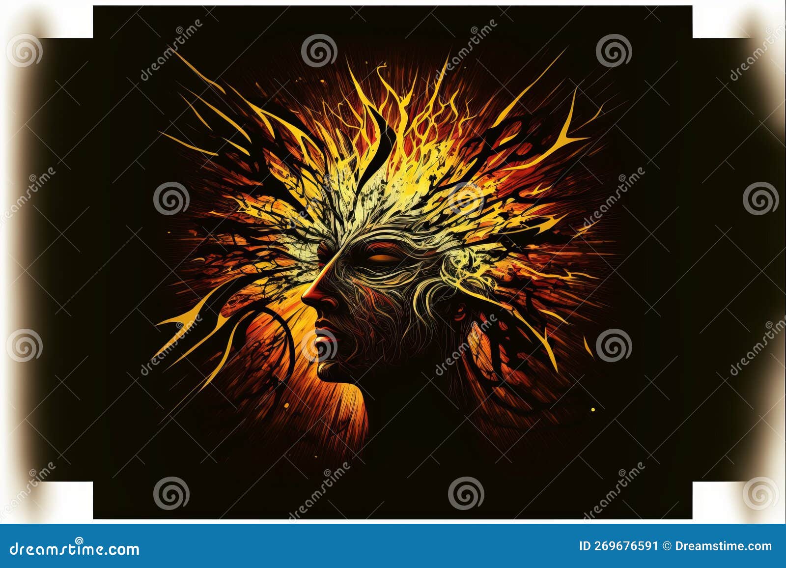 Forgiveness Abstract Art (generative AI) Stock Illustration ...