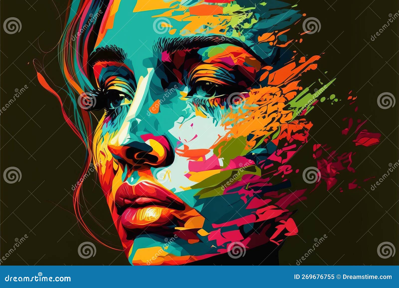 Honesty Abstract Art (generative AI) Stock Illustration - Illustration ...