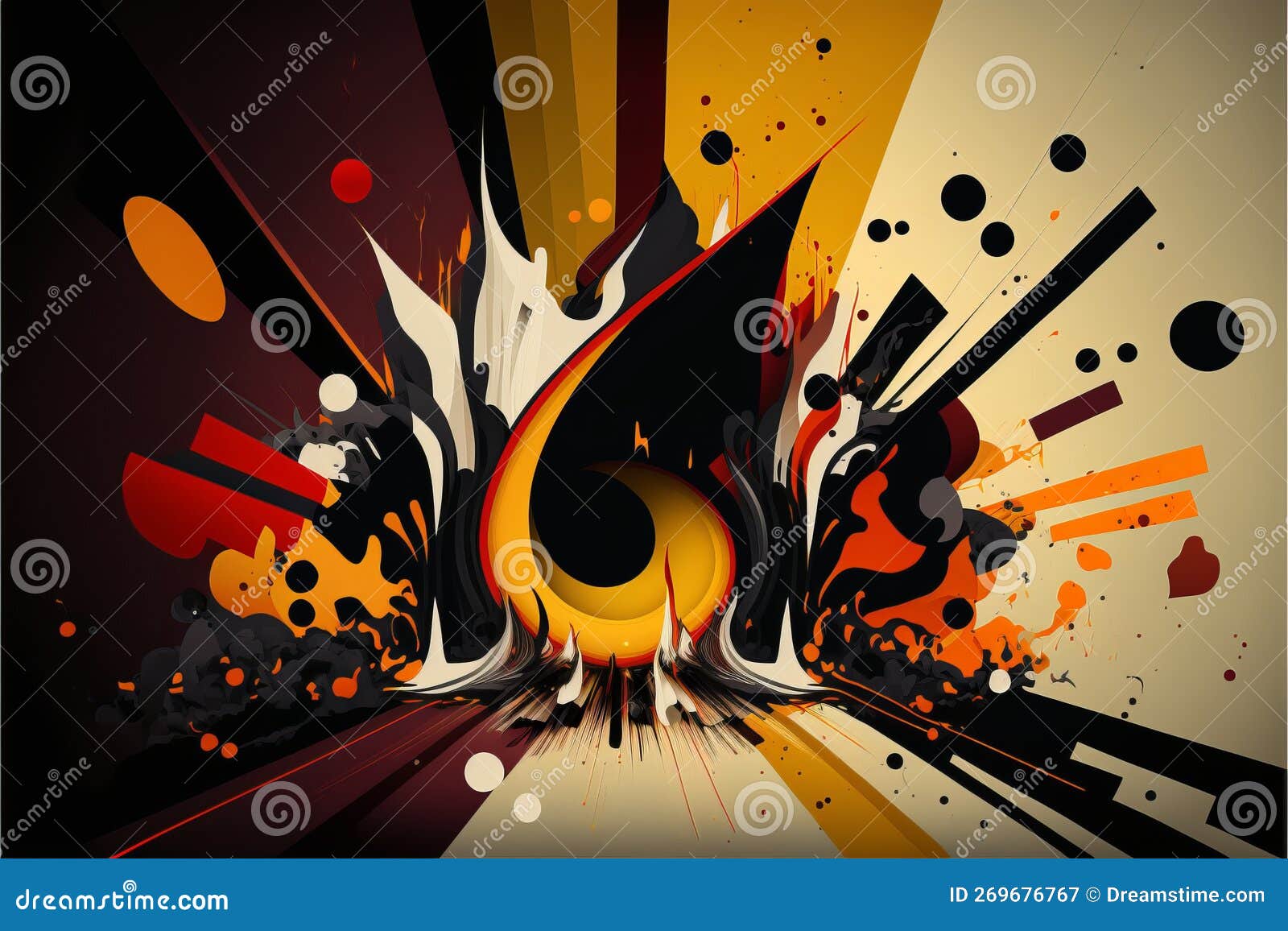 Humility Abstract Art (generative AI) Stock Illustration - Illustration ...