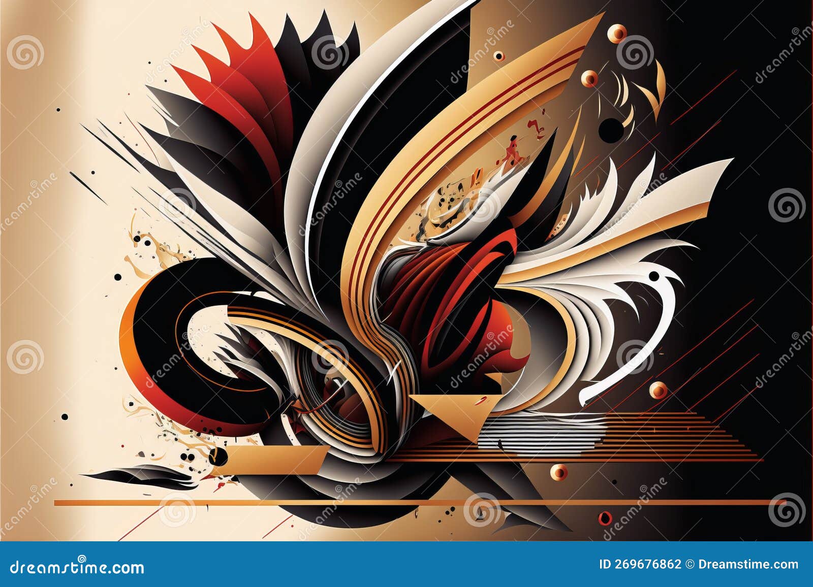 Integrity Abstract Art (generative AI) Stock Illustration ...