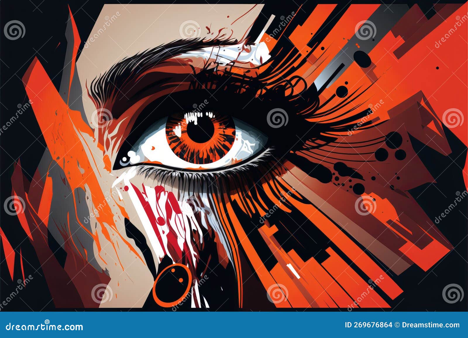 Integrity Abstract Art (generative AI) Stock Illustration ...