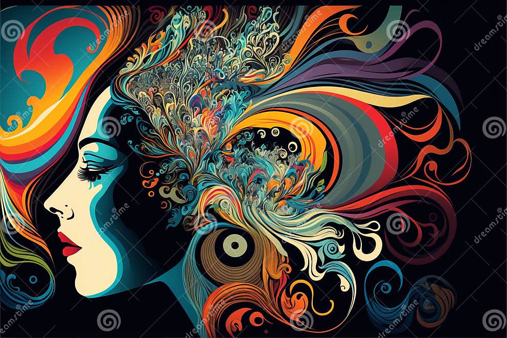 Learning Abstract Art (generative AI) Stock Illustration - Illustration ...