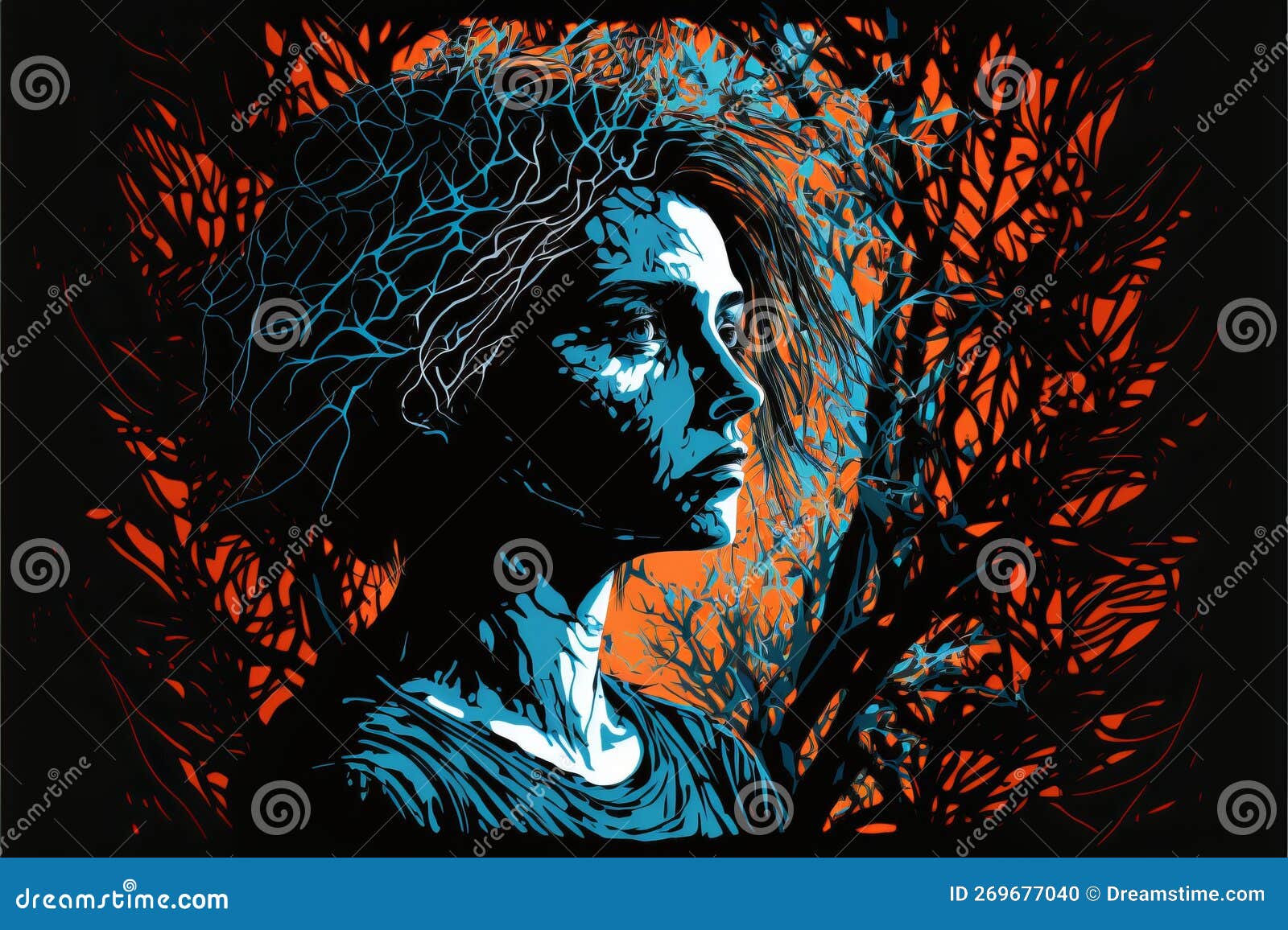 Patience Abstract Art (generative AI) Stock Illustration - Illustration ...