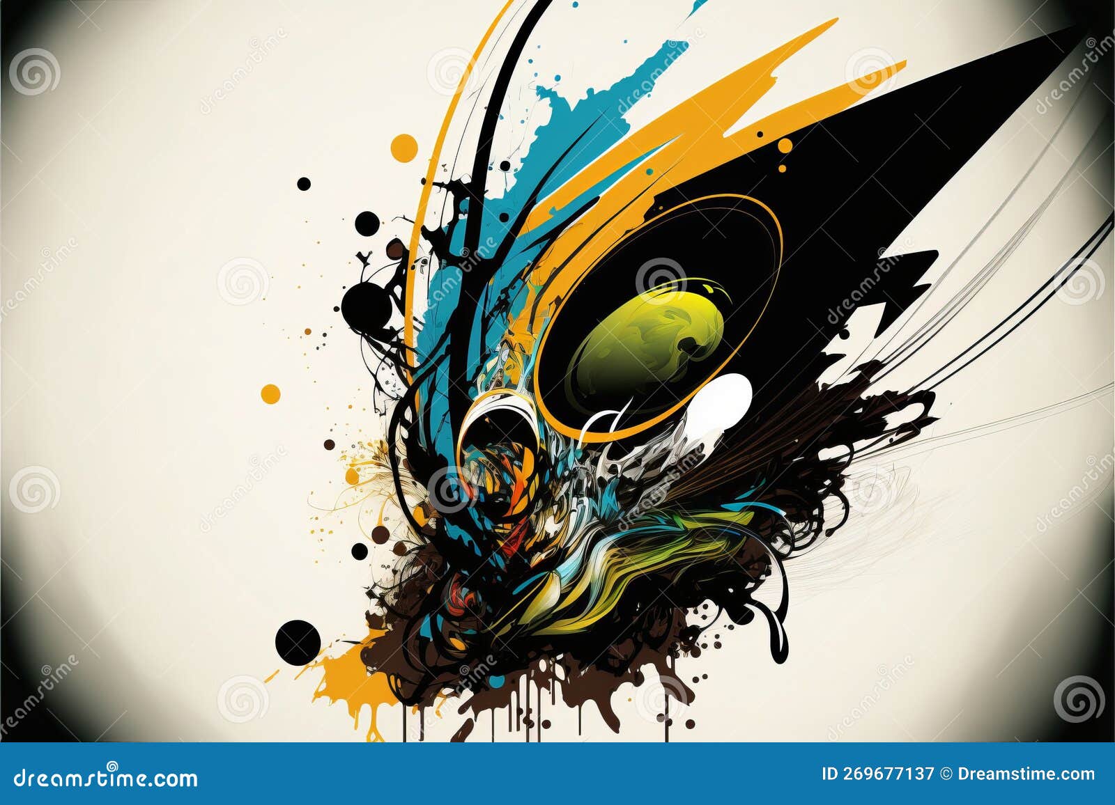 Responsibility Abstract Art (generative AI) Stock Illustration ...