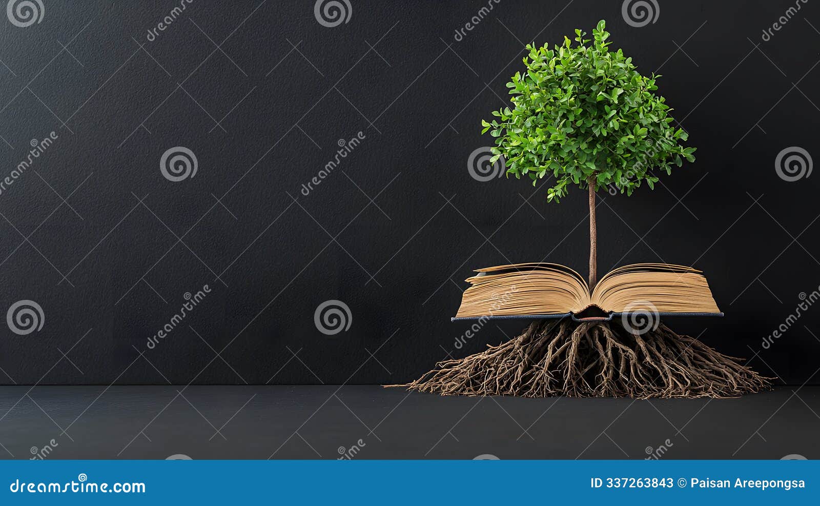 A Unique Combination of Nature and Knowledge: the Tree Growing from an ...