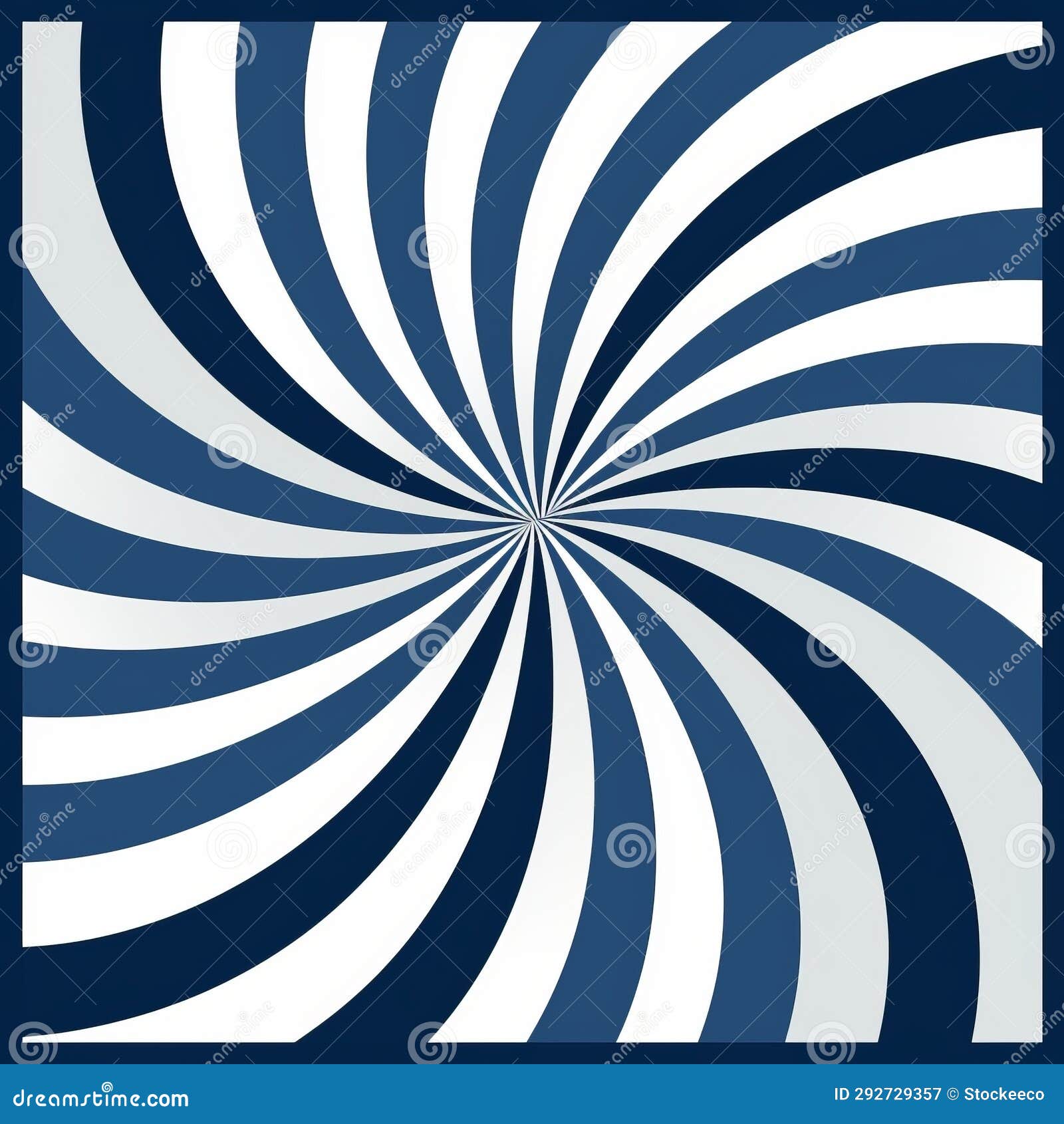 Abstract Blue And White Swirl Pattern With Op Art Letter 2 Stock Image ...