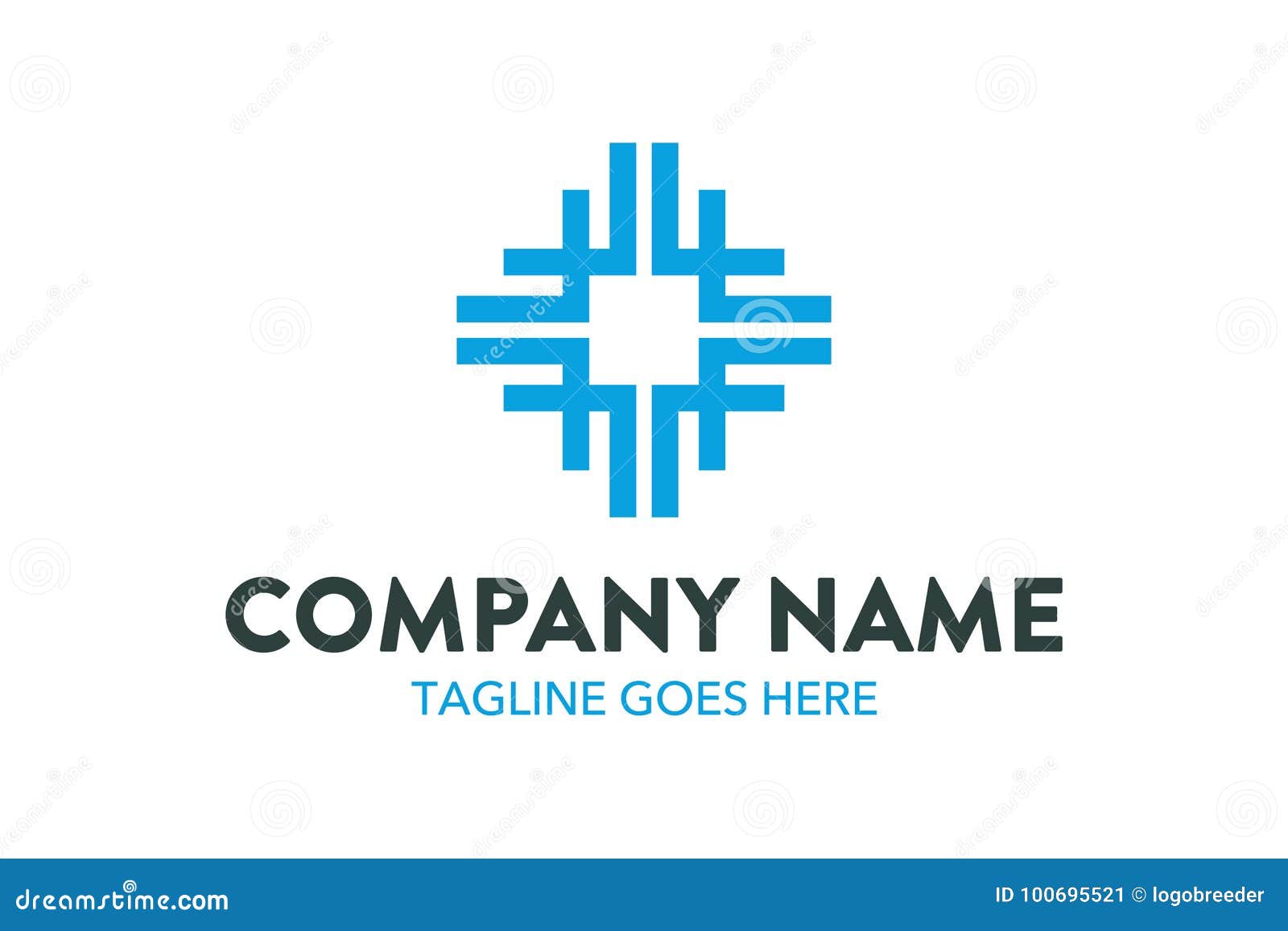 Unique Computer and Networking Logo Template Stock Vector ...