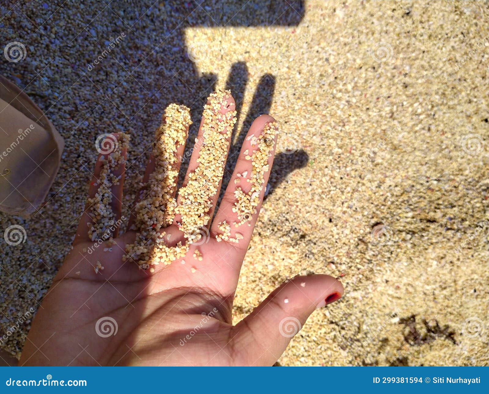 Unique and cute beach sand stock photo. Image of unique - 299381594