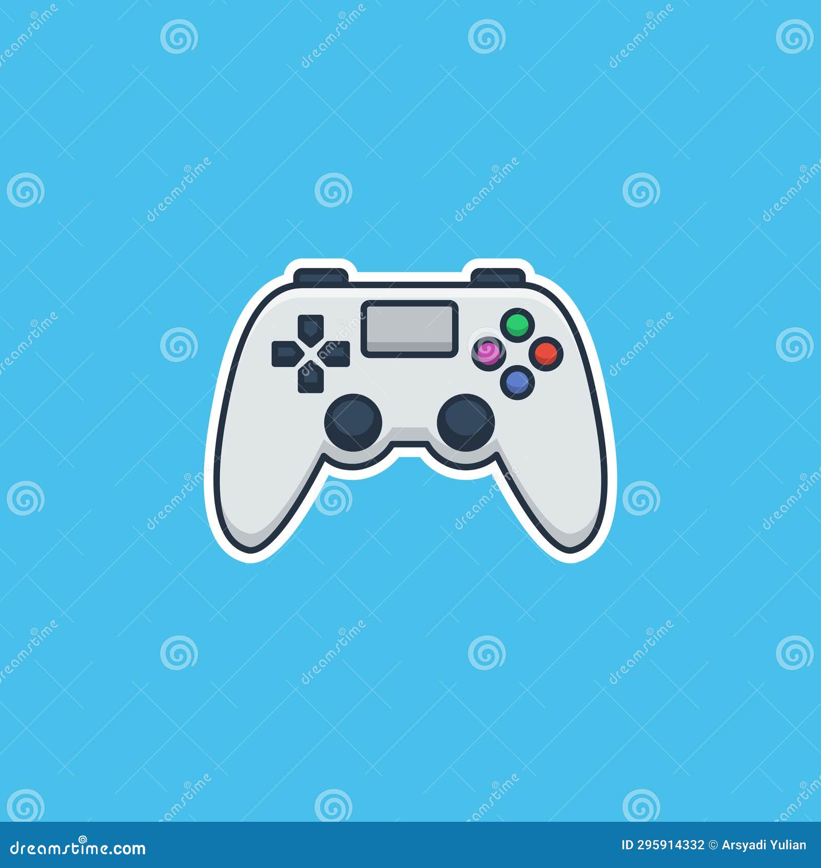 Unique Cute Vector Game Controller Stock Vector - Illustration of ...
