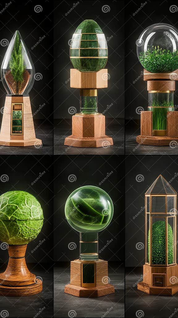 Unique Decorative Objects Featuring Vertical Gardens in Glass ...