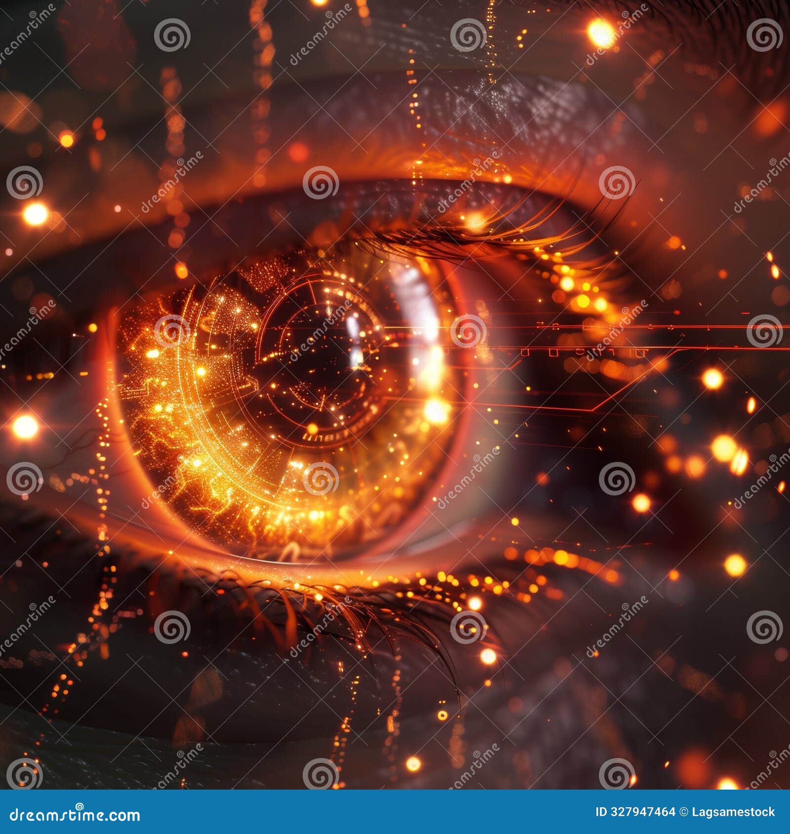 Unique Design of a Human Eye Interacting with HUD Technology for a 3D ...