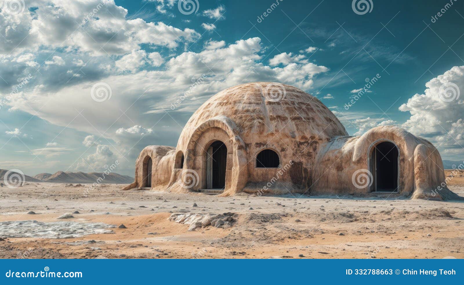 Unique Dome-shaped Desert Dwellings Sit Under an Expansive Sky with ...
